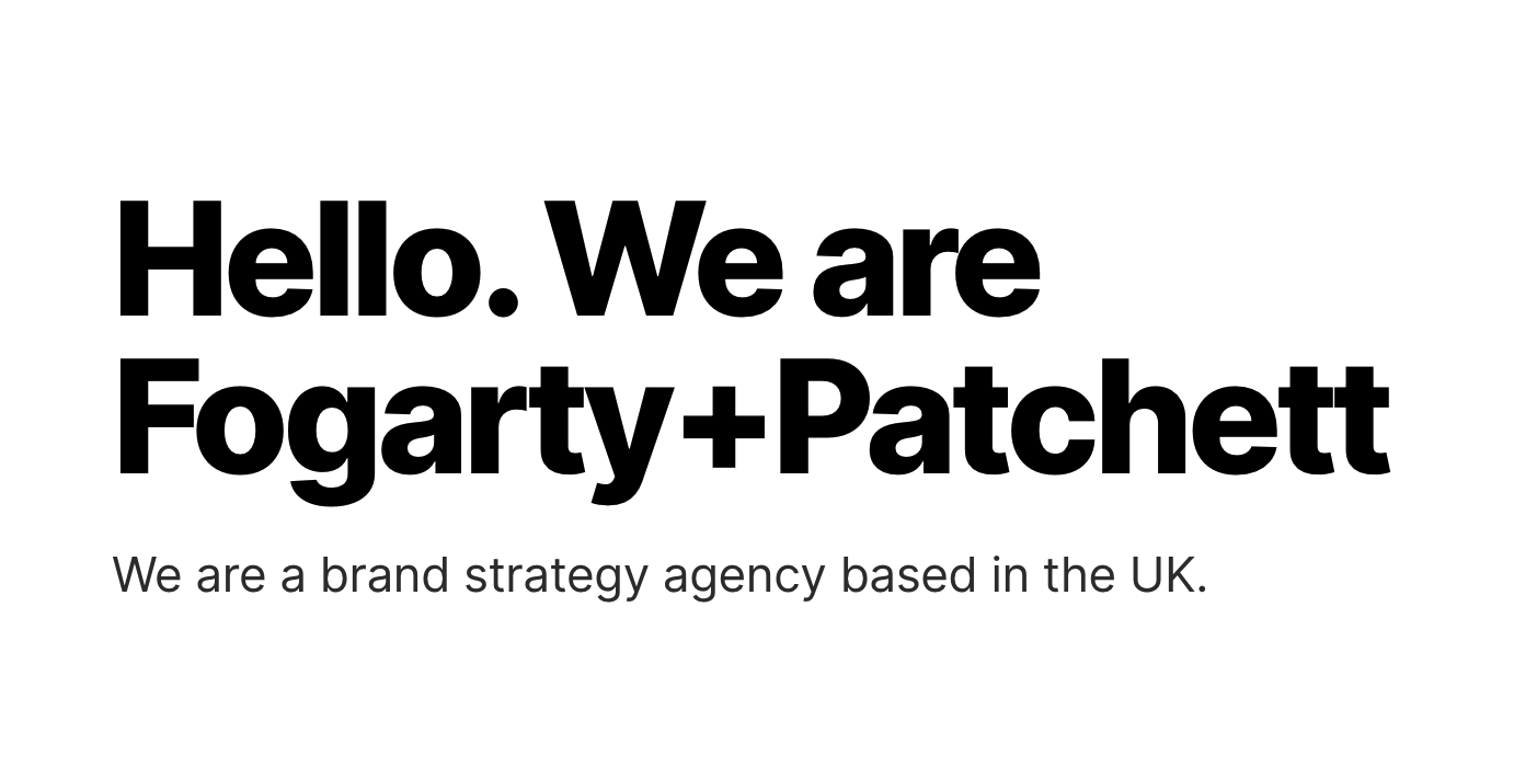 Fogarty+Patchett Design - About us